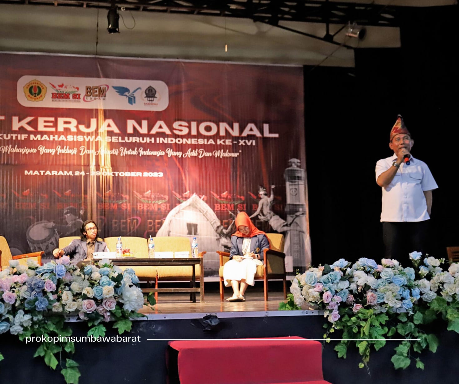 Dalam Rapat Kerja BEM Se Indonesia, Bupati KSB Paparkan Konsep Gerakan ...