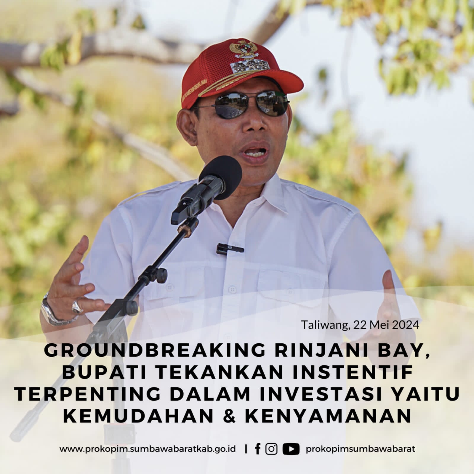 Ground Breaking Rinjani Bay, Bupati Tekankan Insentif Terpenting Dalam ...